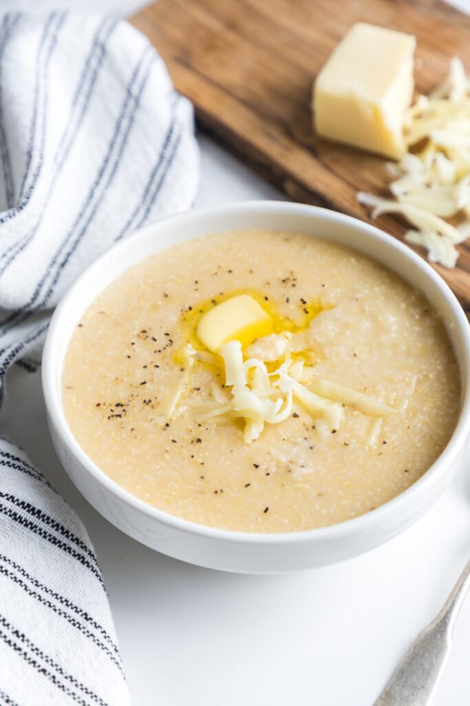 The Best Cheese Grits - Feast and Farm